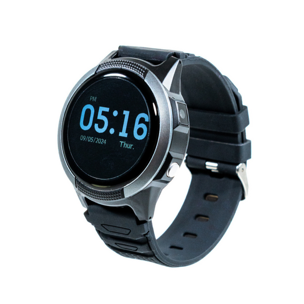 Medical Alert Round Smartwatch for Seniors – Smart Med Alert