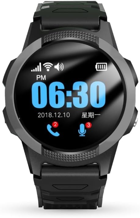 Medical Alert Round Smartwatch for Seniors – Smart Med Alert